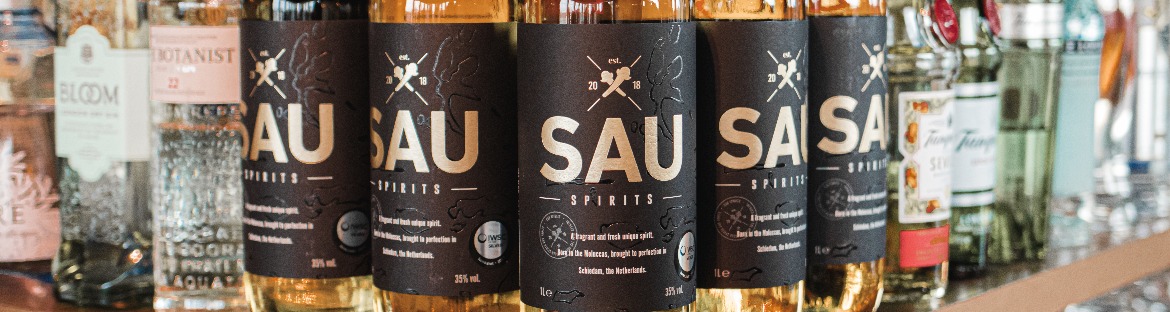 SAU | Molukse Jenever uit Sdam - Branded boat